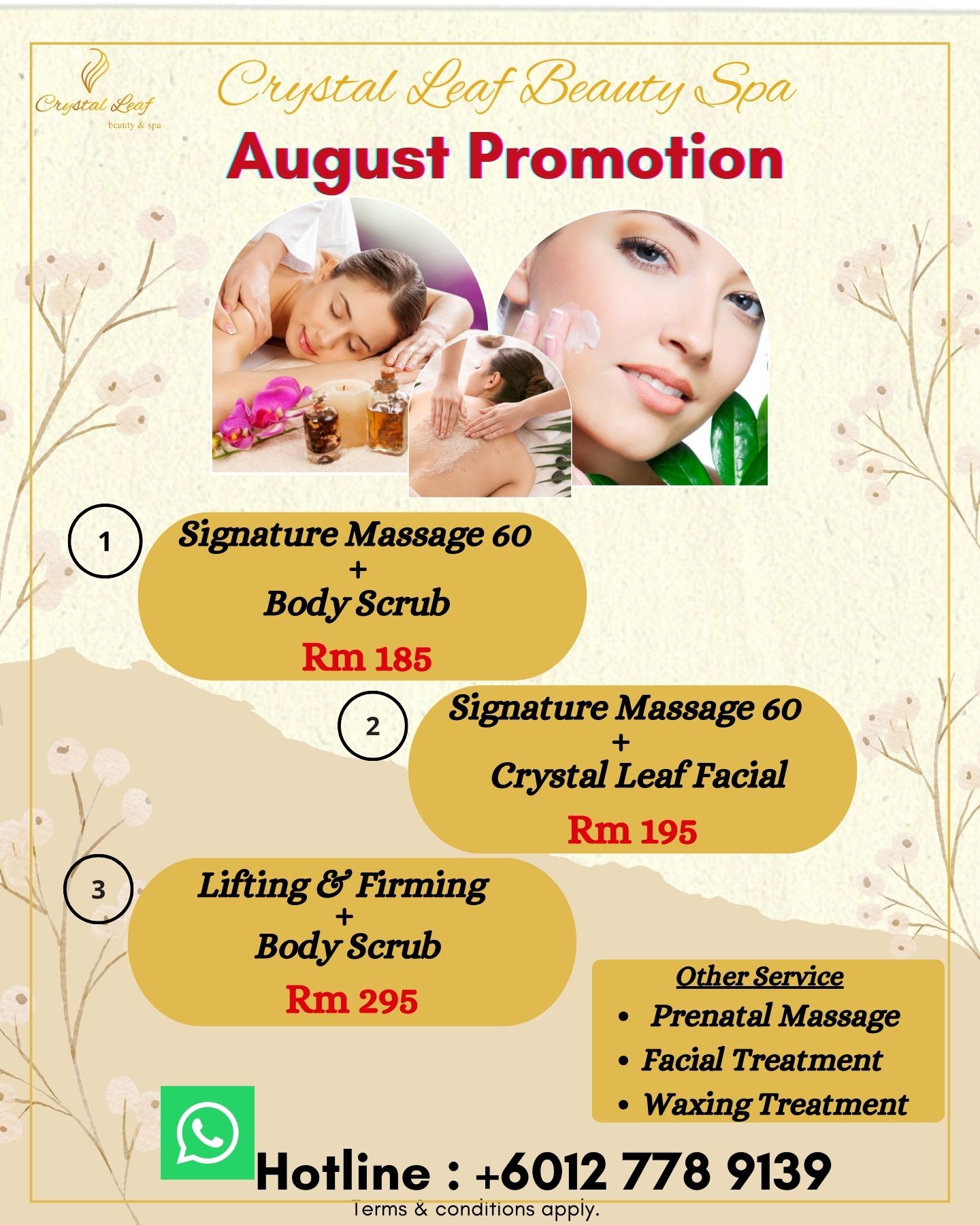 Promotion – Crystal Leaf Spa